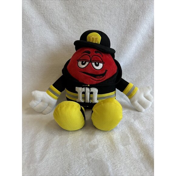 M&M'S | Toys | Mms World Red Fireman Firefighter Themed Stuffed Animal ...